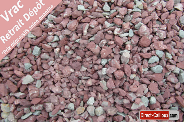 Schiste Rouge Calibre 5/15 mm Gravillon Trottoir allée 6/20 0/4